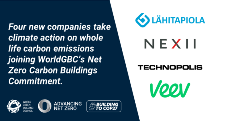 Four new companies take climate action joining WorldGBC’s Net Zero ...